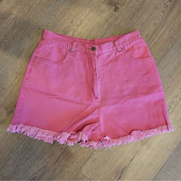 Boutique Europa | Shorts | Vintage 9s Pink Cutoff Jorts | Poshmark